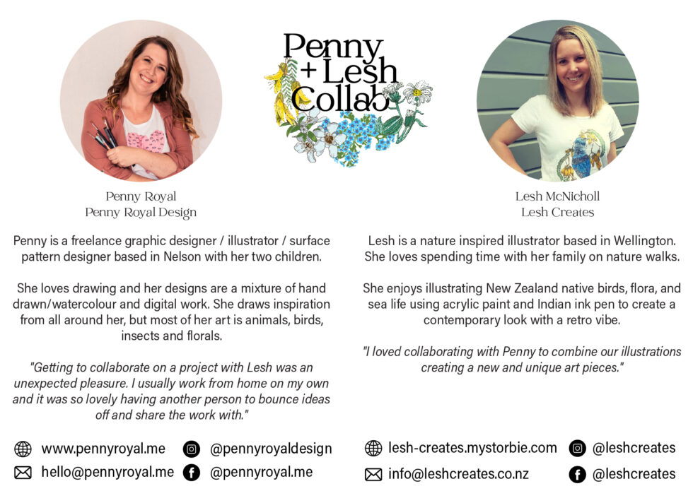 Penny + Lesh Collab Art Calendars 2025 - Penny Royal Design